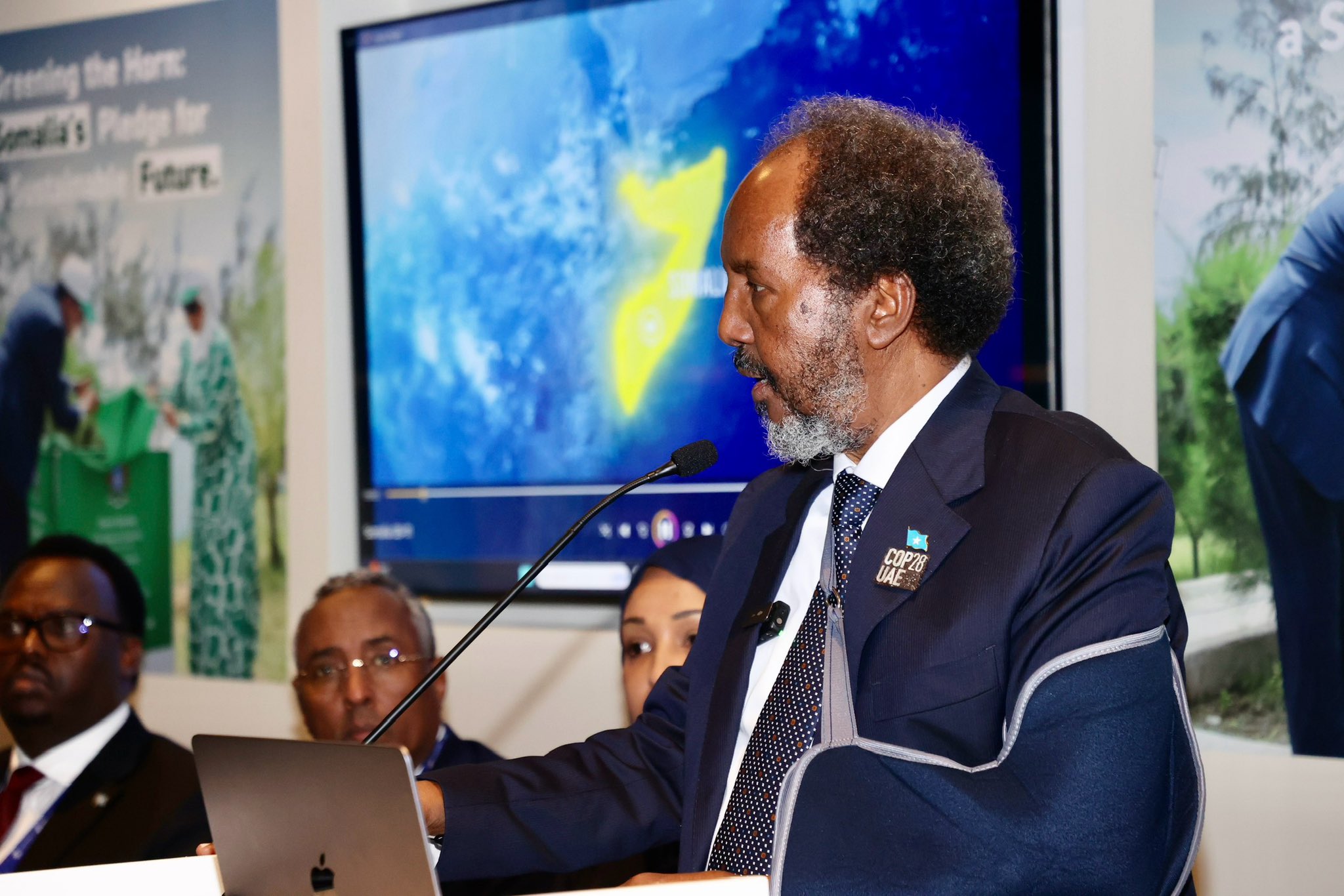 President Hassan Sheikh Mohamud Inaugurates the Somali Pavilion at ...